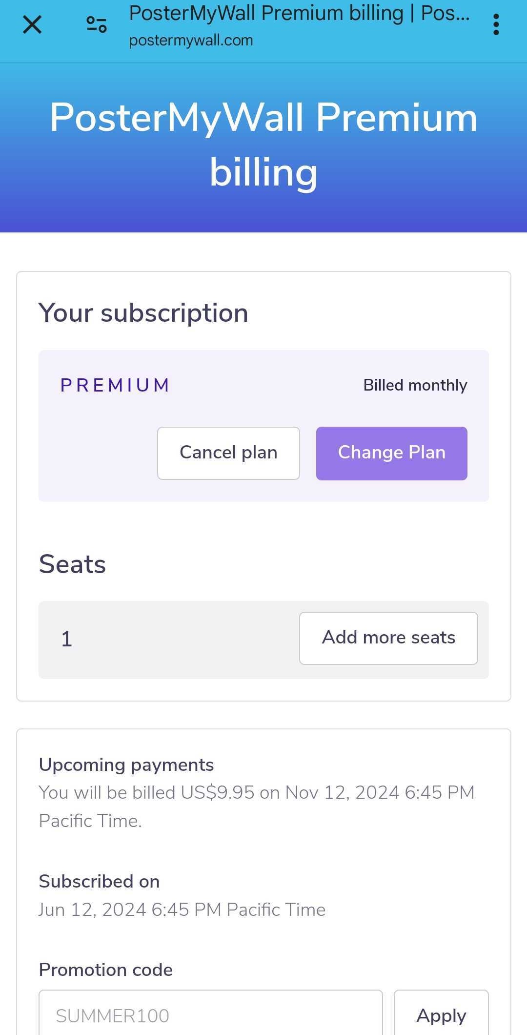 How do I cancel my subscription? – PosterMyWall Help Center