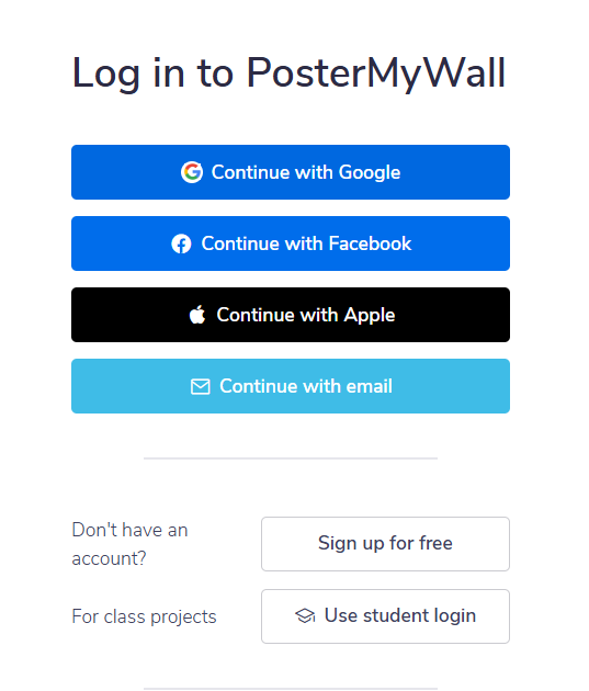 How do I connect my account to Facebook? – PosterMyWall Help Center